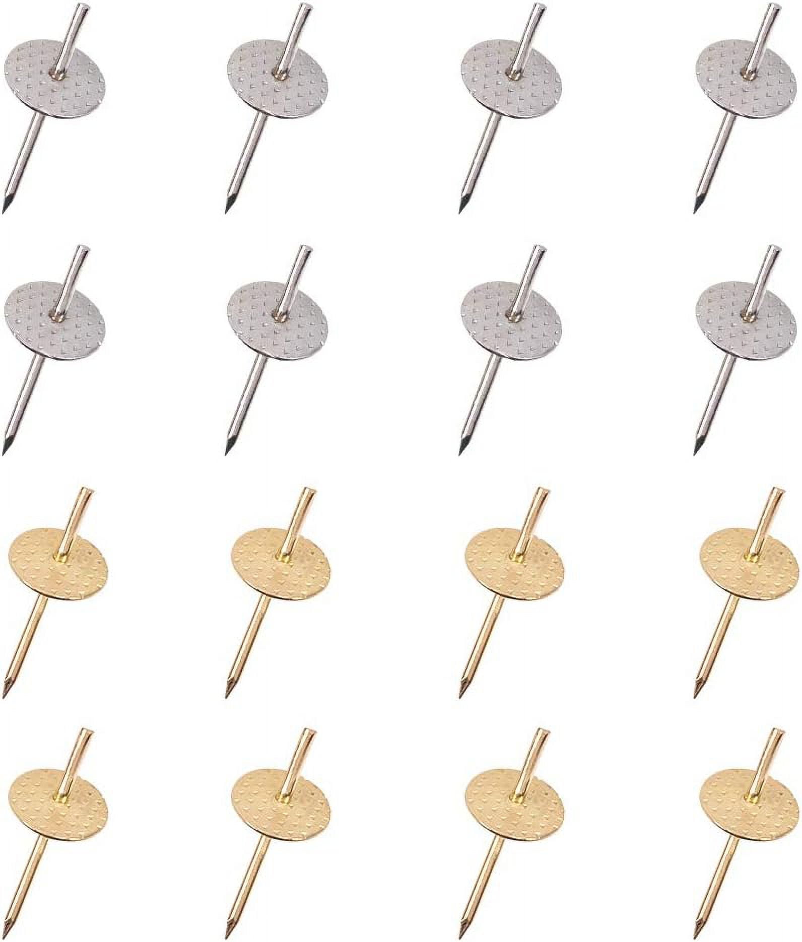 100 Pcs 2 Colors One Step Nail Hangers Iron Nail Hanger Photo Picture ...