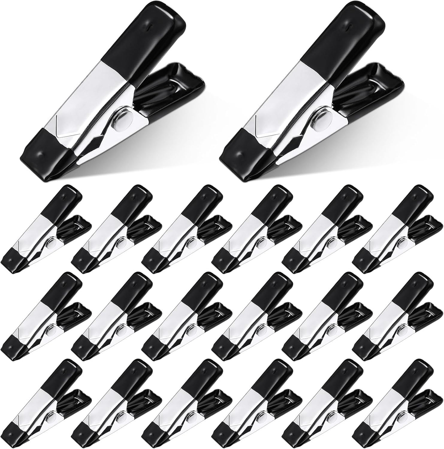 100 Pcs 2 Inch Mini Metal Spring Clamps Bulk 3/4 Inch Jaw Opening ...