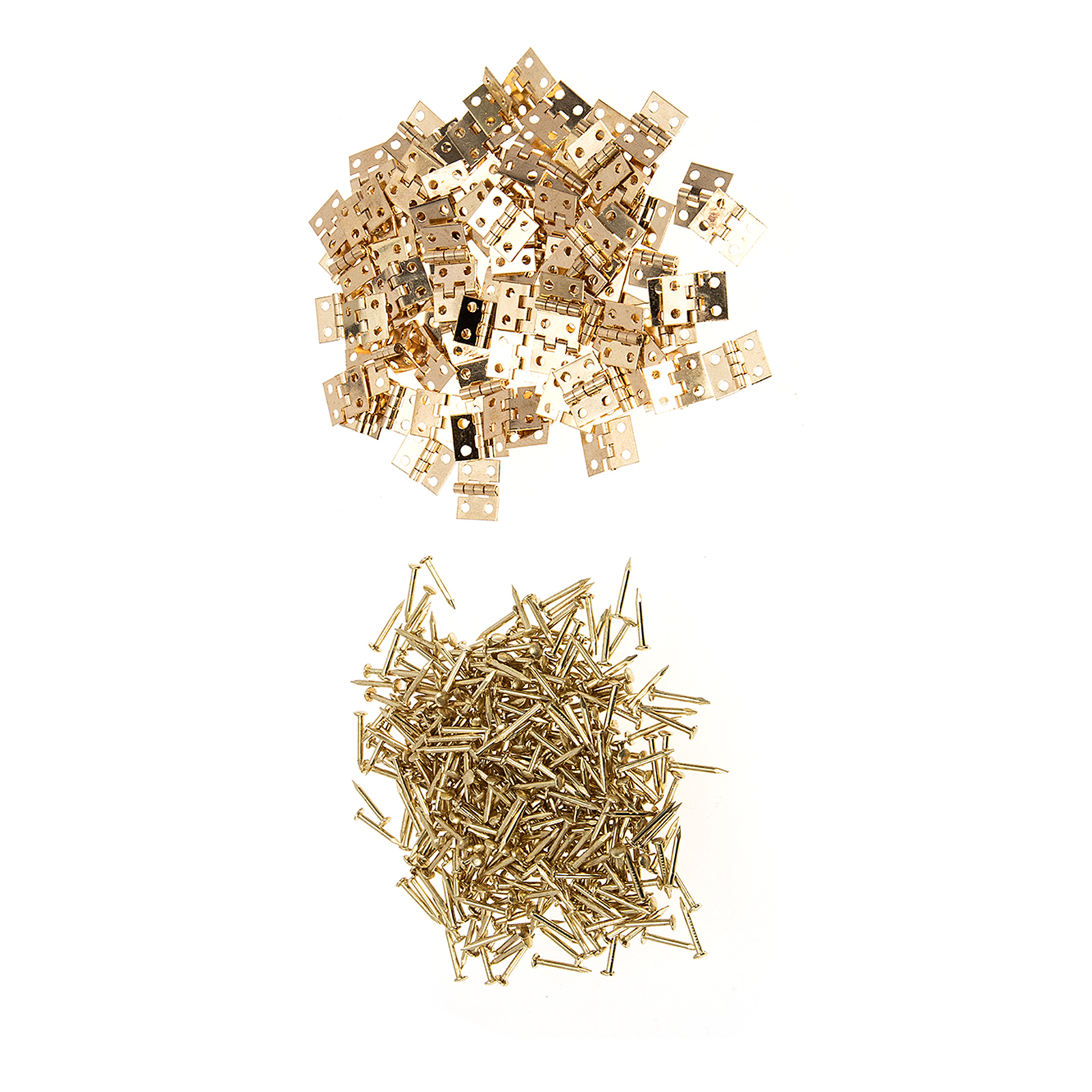 100 Pcs Mini Copper Hinge Craft Small Black Door Hinges Antique ...