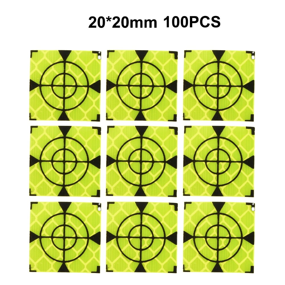 100 Pcs 20mm total station reflector reflector reflector target ...