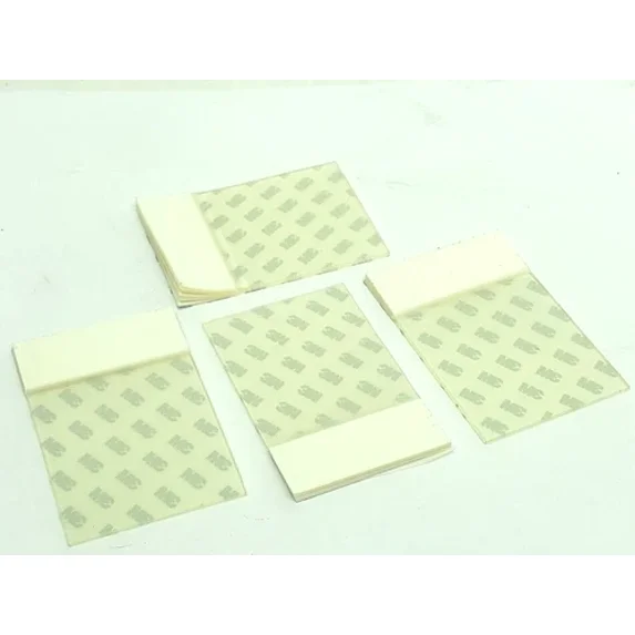 100-Pcs 3M Scotch Pad Label Protection Tape Pads 2” X 4” Clear ...