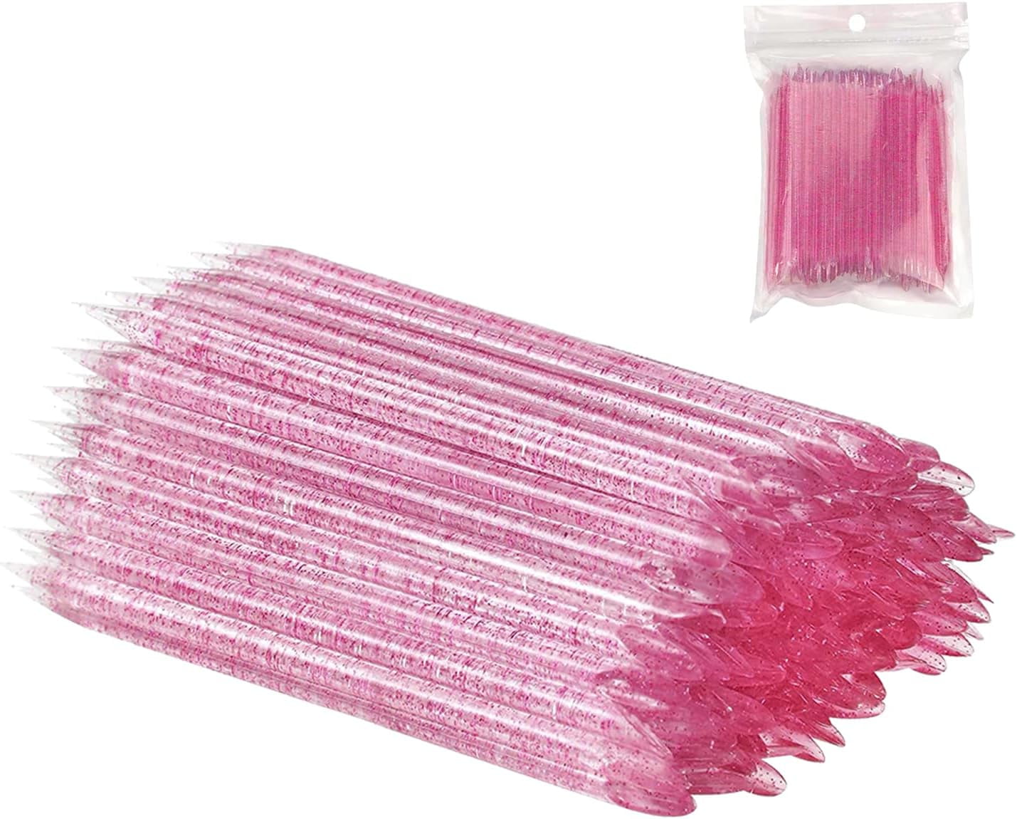 100 Pcs 4.3in Nail Orange Sticks, Multi-Functional Double Heads Cuticle ...
