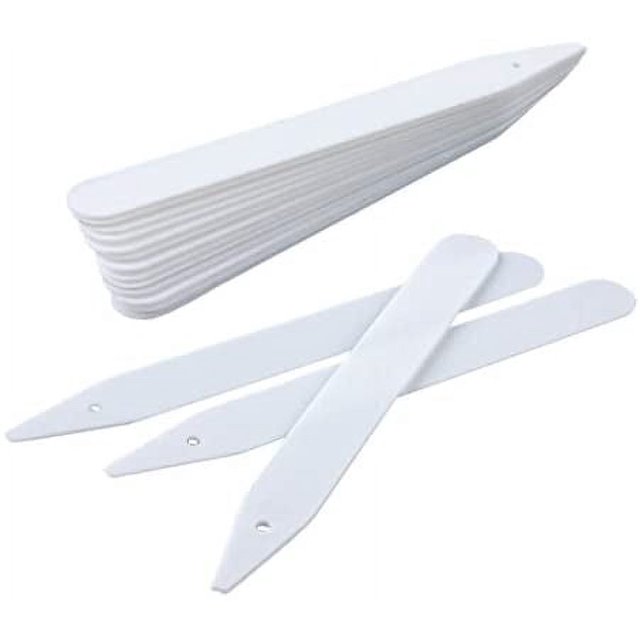 100 Pcs 4.7 Inch Thick Plastic Plant Garden Labels Nursery Garden ...