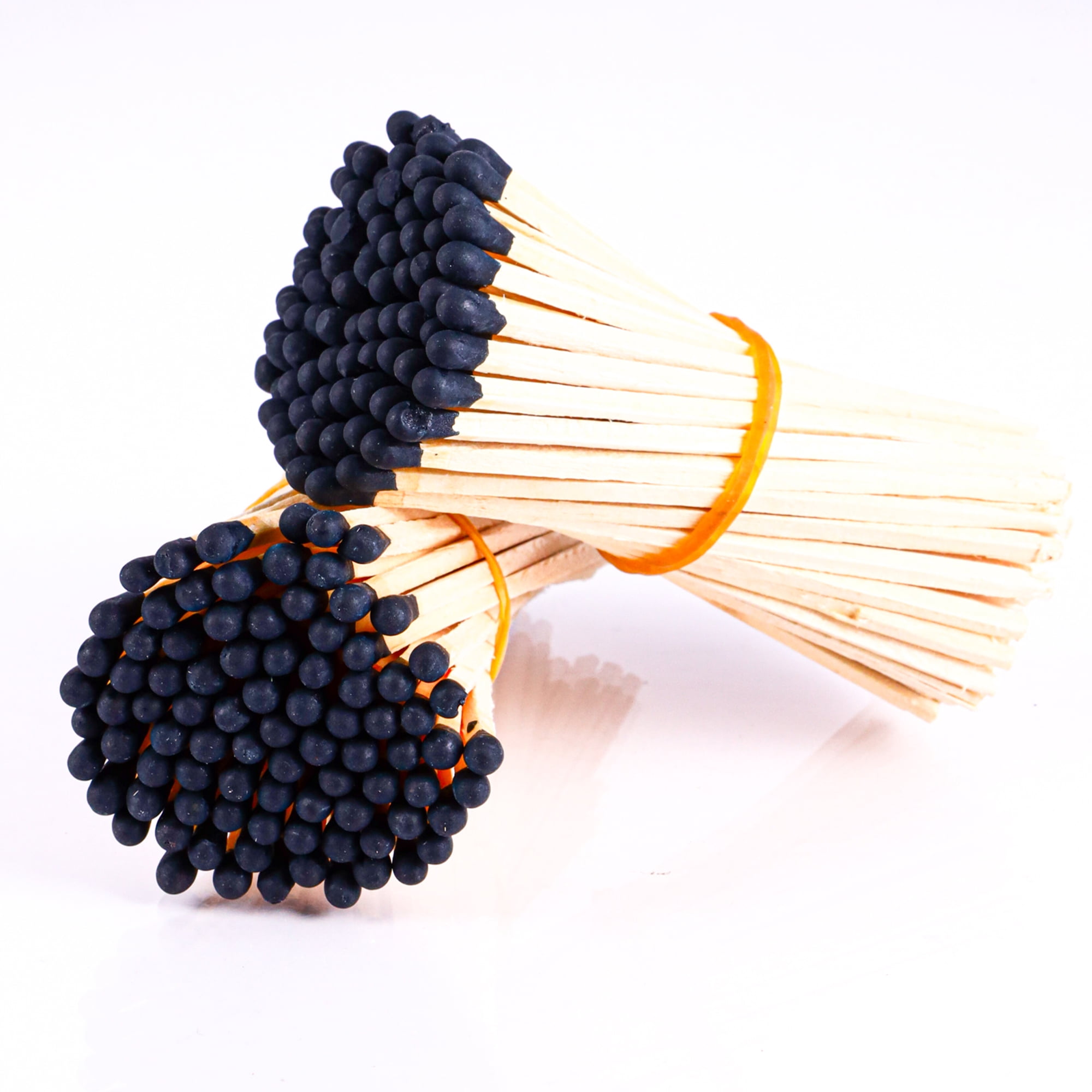 100 Pcs 4'' Decorative Black Matches, Candles Matches, Long Wooden ...