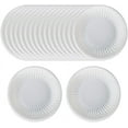100 Pcs 4 Inch Small Paper Plates Compostable Dessert Plates Round ...