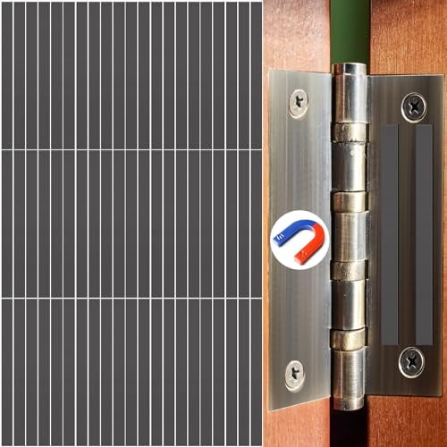 100 Pcs 4" x1/4" Rubber Magnetic Shim for Use with 4"x4" 4-1/2" x 4-1/2 ...