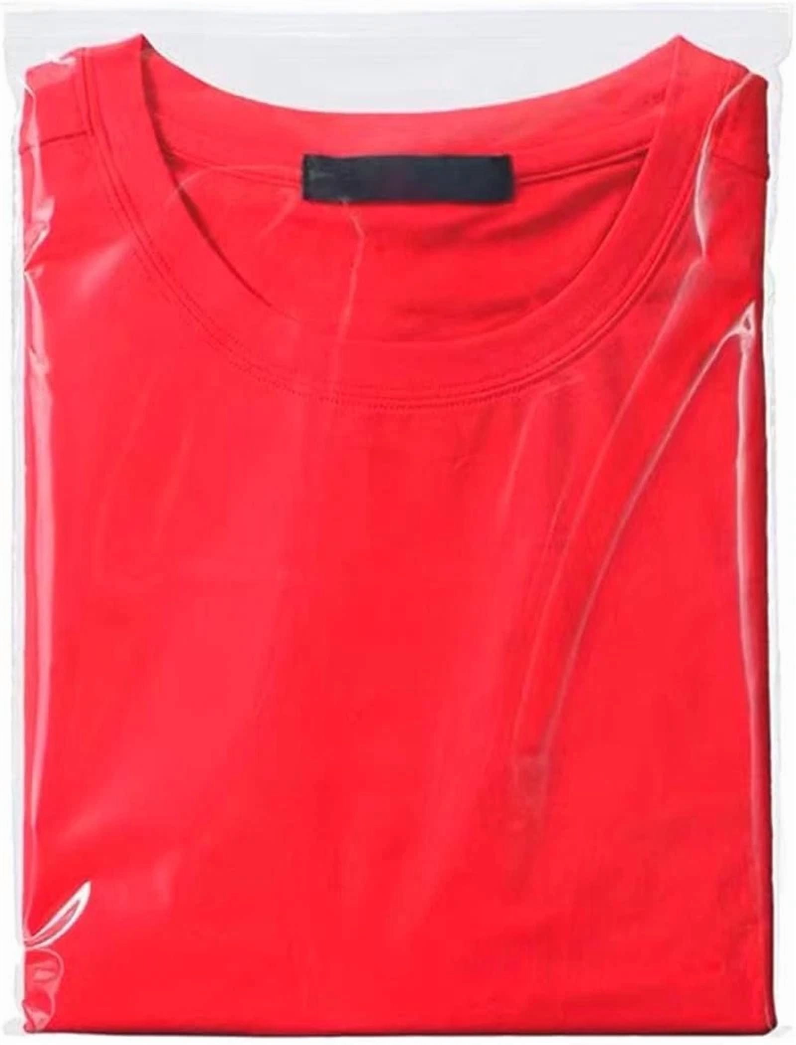 100 Pcs 9 X 12 Inch T-Shirt Bags, Clear Apparel Bags, Self-Adhesive ...