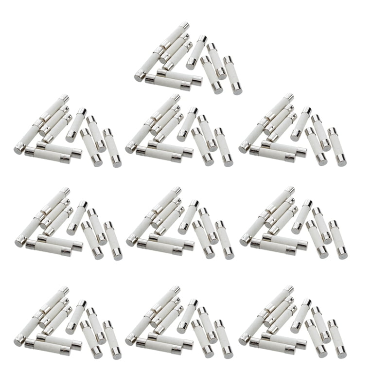 100 Pcs AC 250 V 15 A 6 X 30 Mm, High Speed Kick Cylindrical Fuse Tube ...