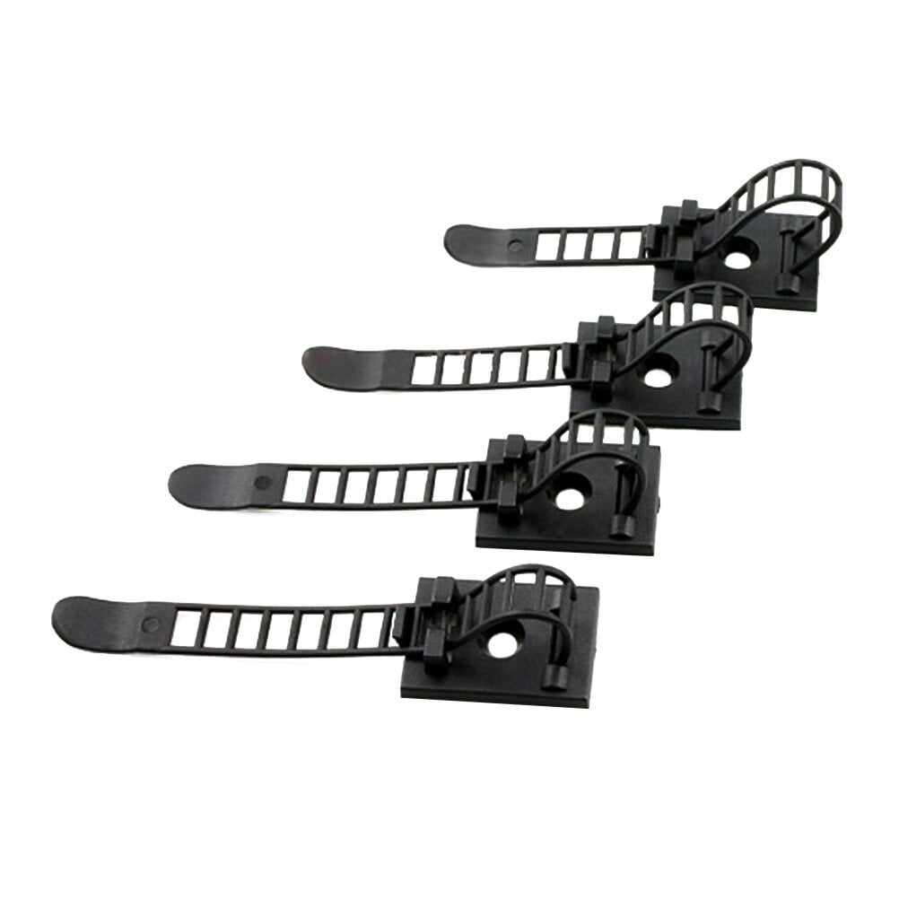 100 Pcs Adjustable Cable Clips Self-Adhesive Wire Clips Cable Wire ...