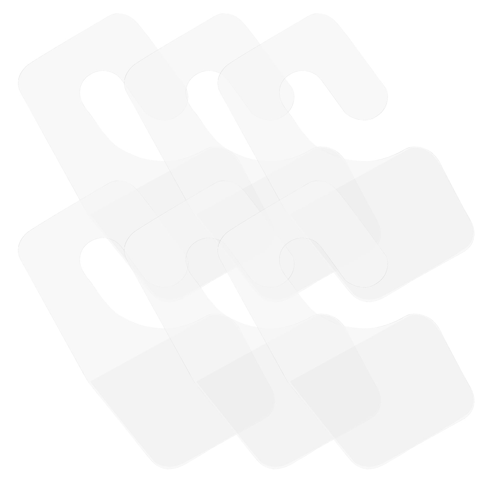 100 Pcs Aircraft Hole Hook Hanging Tabs Hangers Nail Sticker Plastic ...