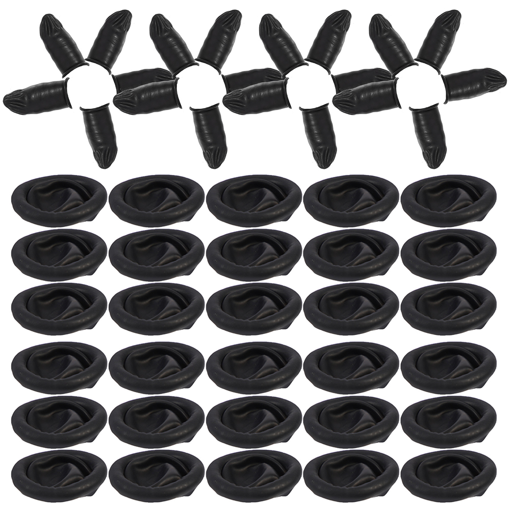 100 Pcs Anti-static Finger Cot Small Finger Coat Elastikon Silicone ...