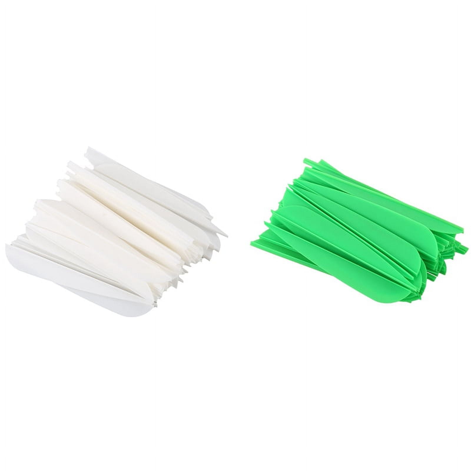100 Pcs Arrows Vanes 4 Inch Plastic Fletching for DIY Archery Arrows ...