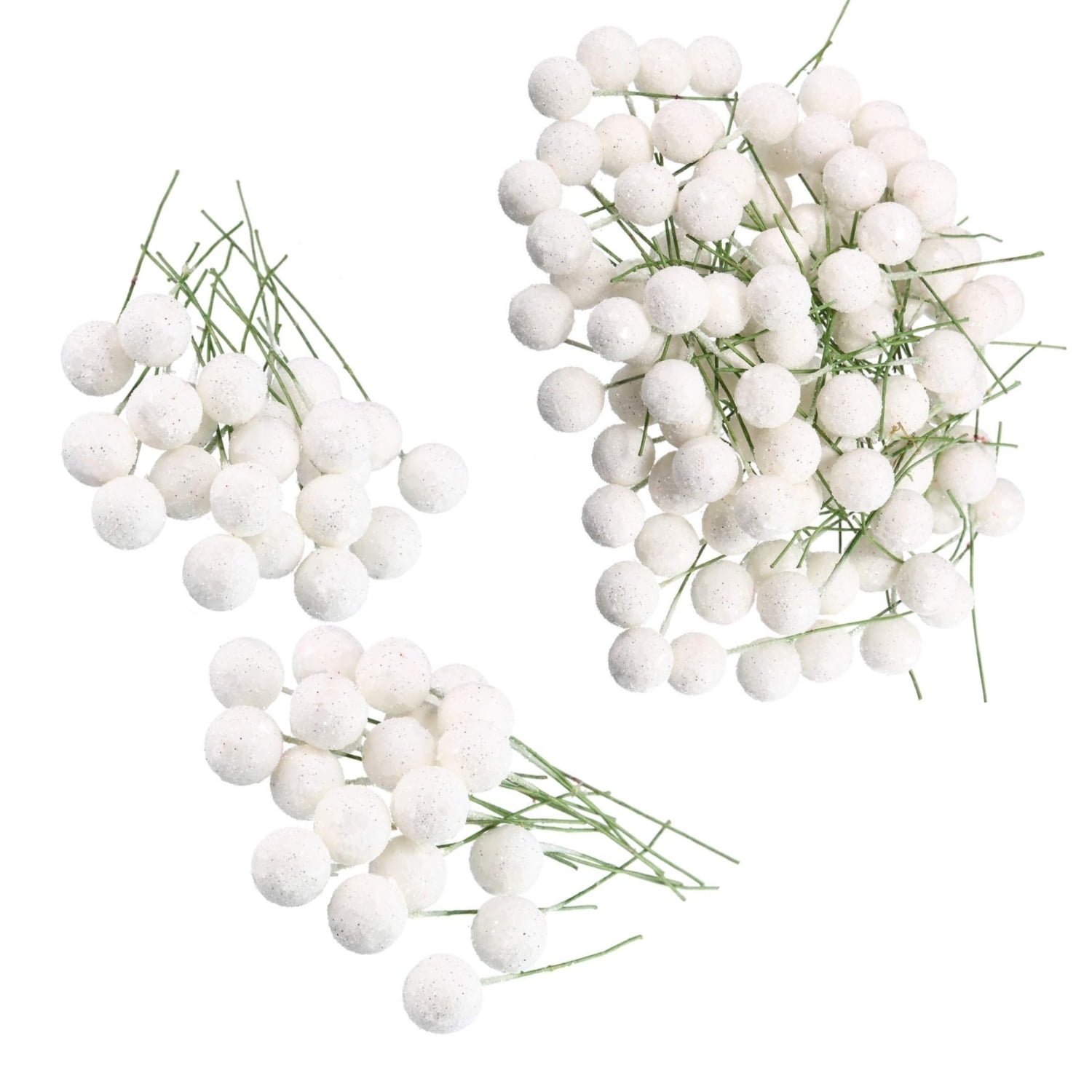 100 Pcs Artificial Holly Berries Topboutique Christmas Fruit Berry Fake ...