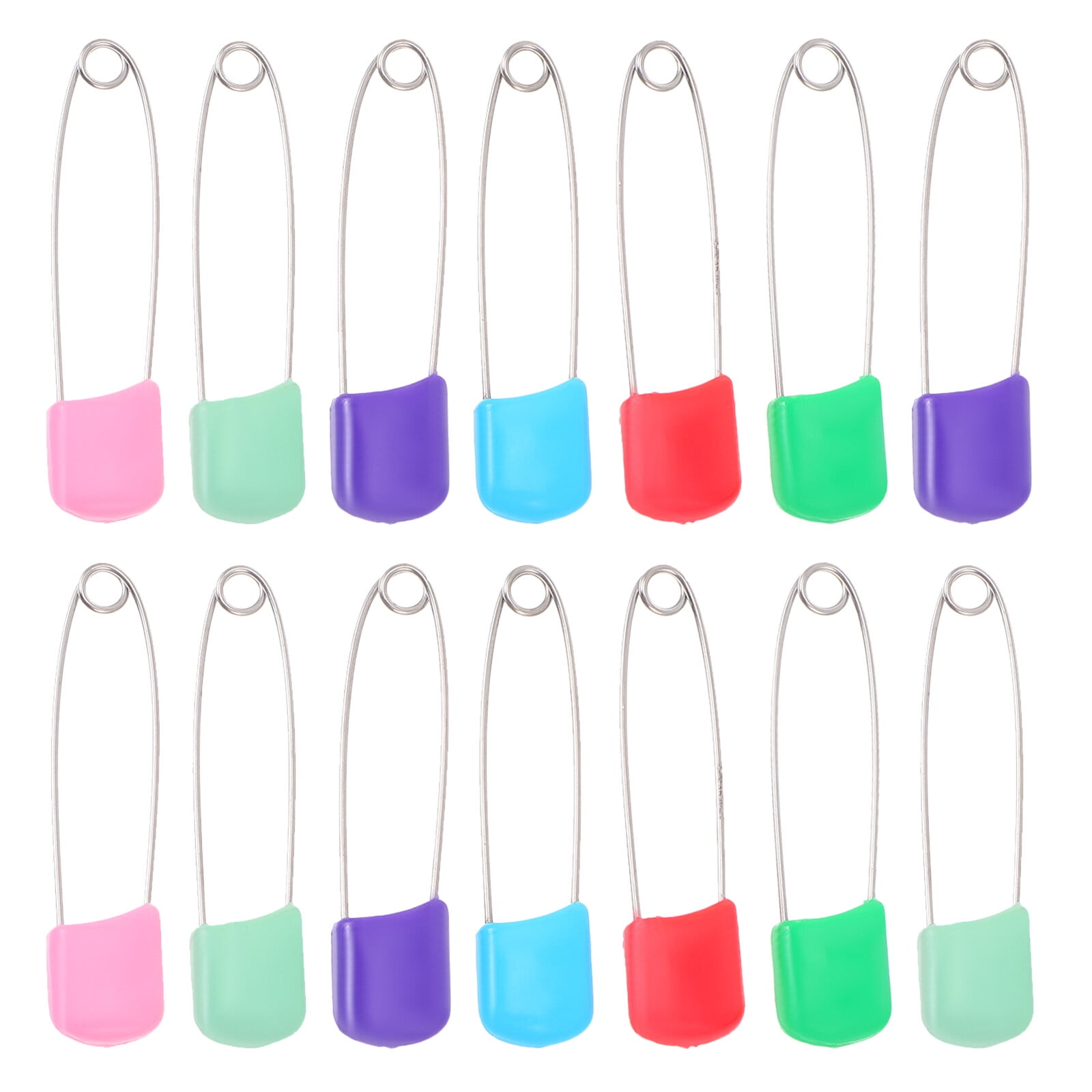 100 Pcs Baby Diaper Safety Pins Newborn Brooch Child Nappy Nappies Diapers Cloth Infant ...