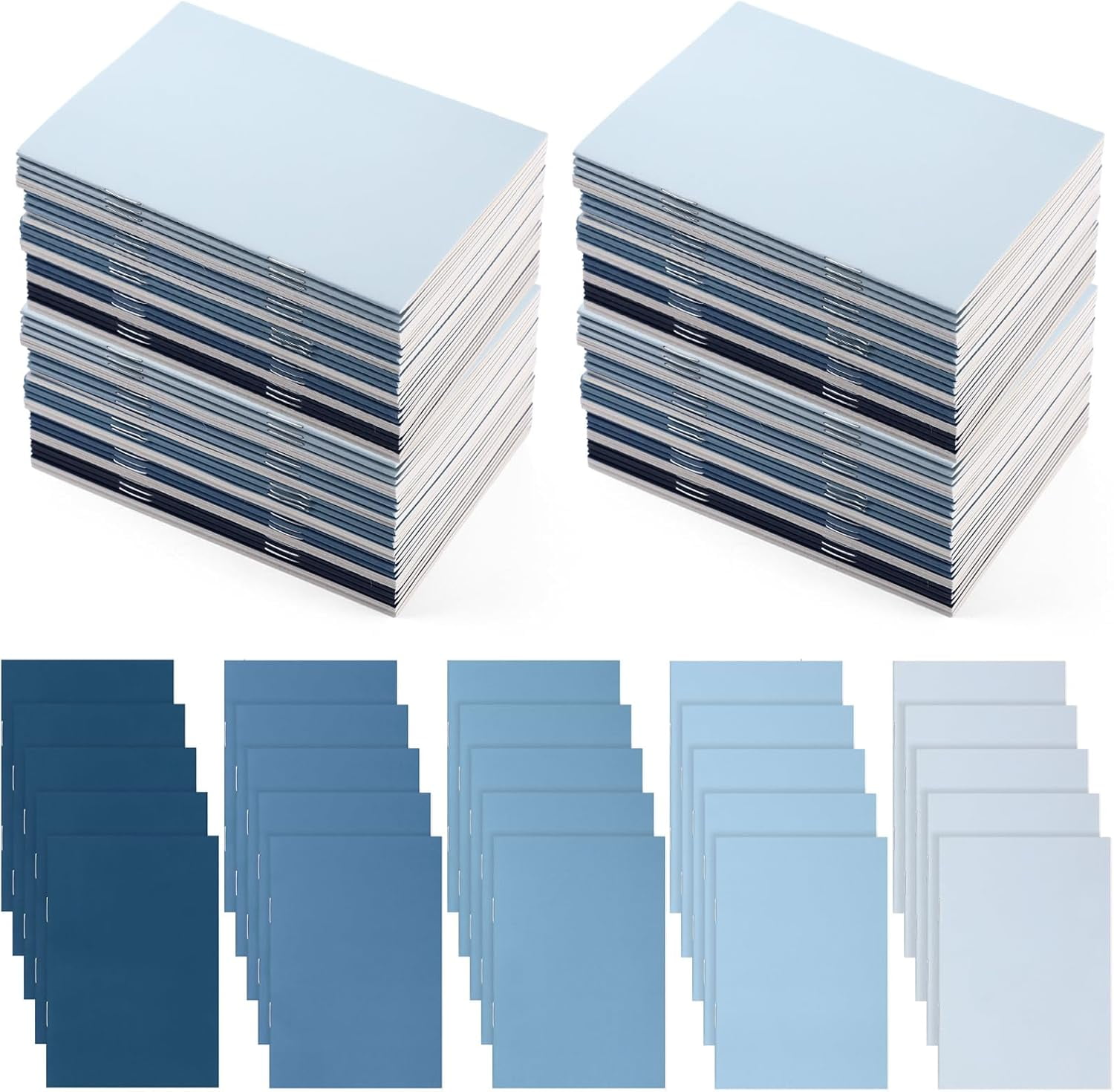 100 Pcs Back to School Gift for Student Bulk Mini Notebooks Small ...