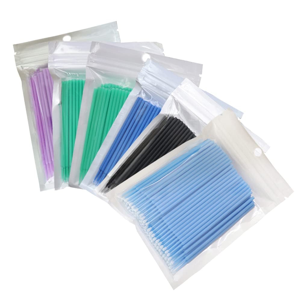 100 Pcs/Bag Premium Disposable Micro Cleanser Spoolie Brush, Mascara ...