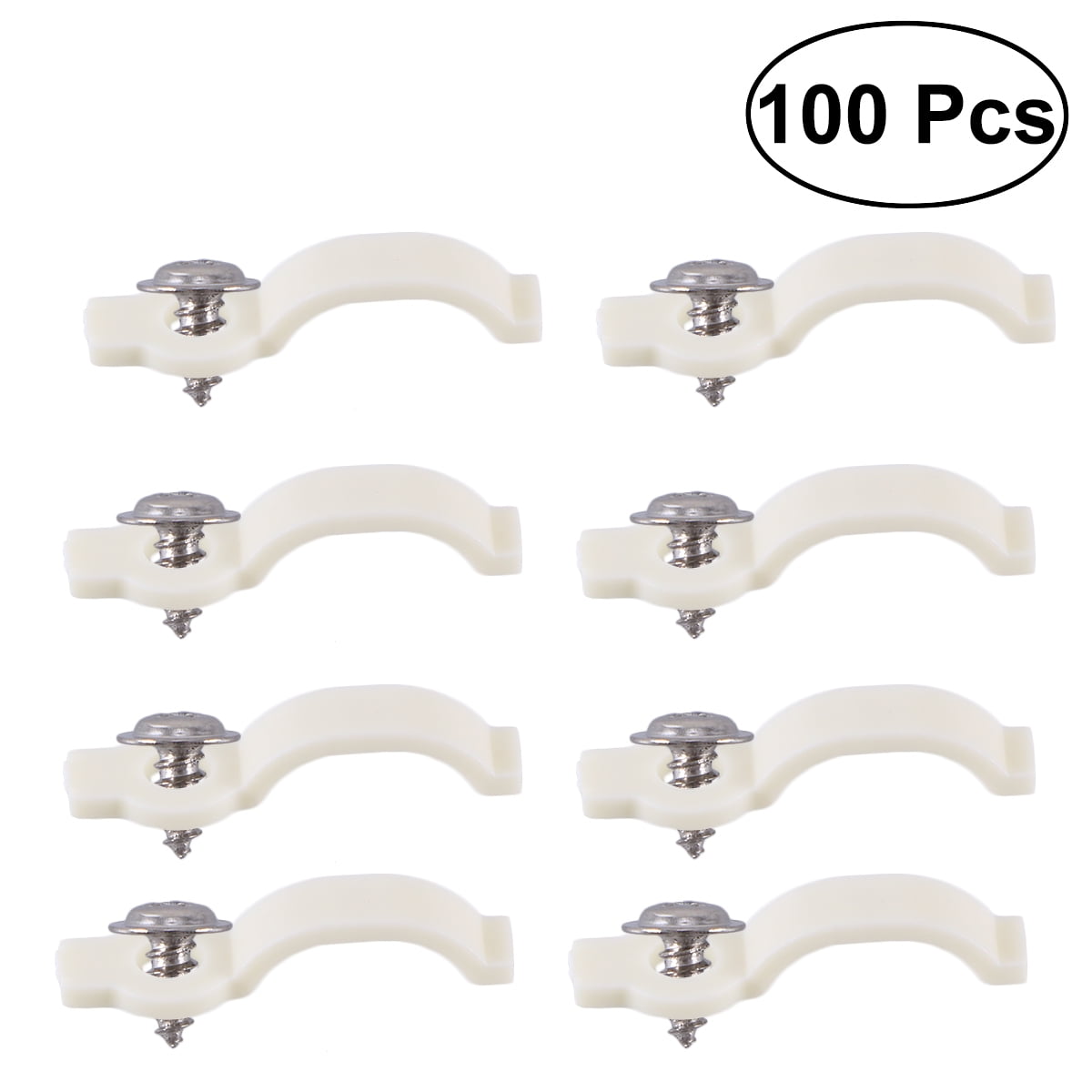 100 Pcs Bar Light Mounting Brackets Attachment Clip One-Side Fixing ...
