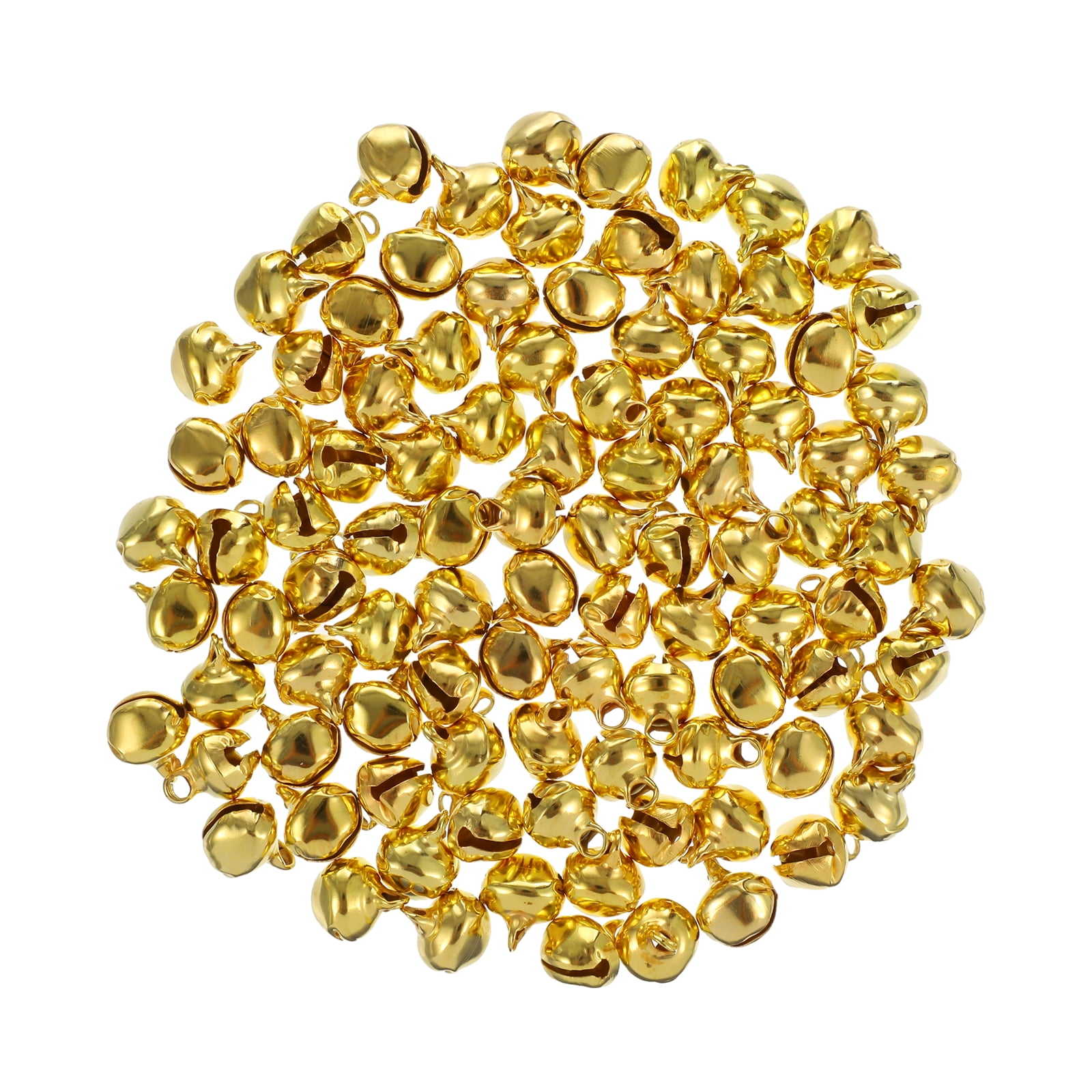100 Pcs Bell DIY Bells Gold for Crafts Jingle Small Child - Walmart.com