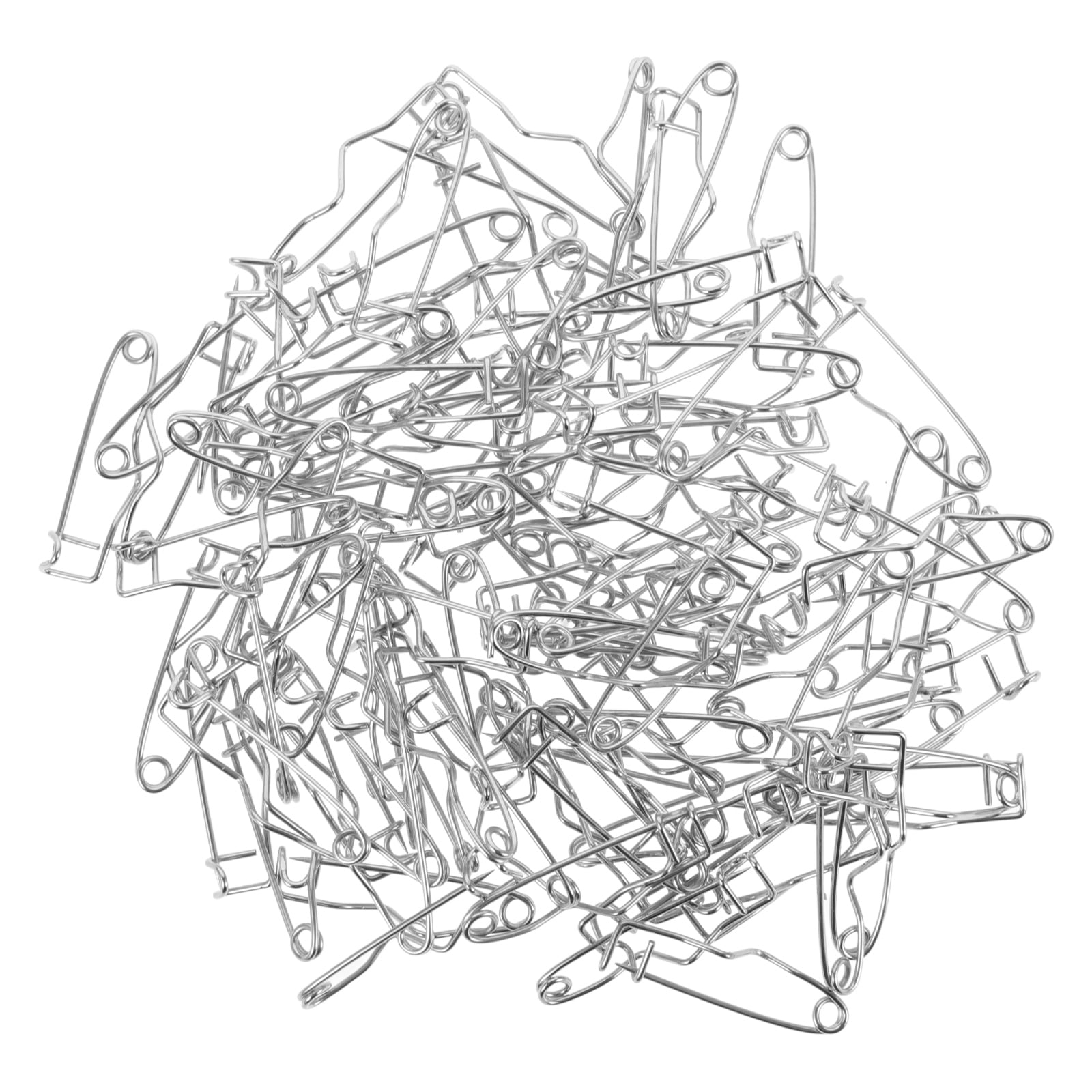 100 Pcs Bent Pin Clothes Pins Curved Safety Pin Small Safety Pin ...