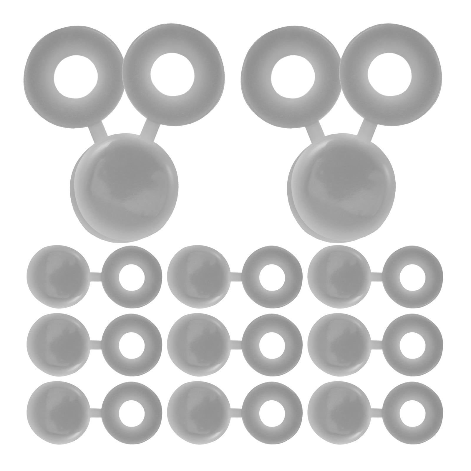 100 Pcs Block Screw Decorative Cap Protection Caps - Walmart.com