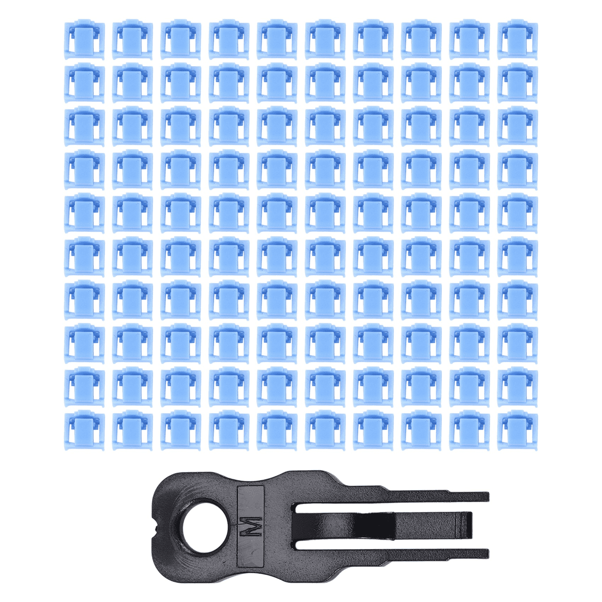 100 Pcs Blue RJ45 Port Ethernet LAN Hub Anti Dust Cover Plug Cap ...