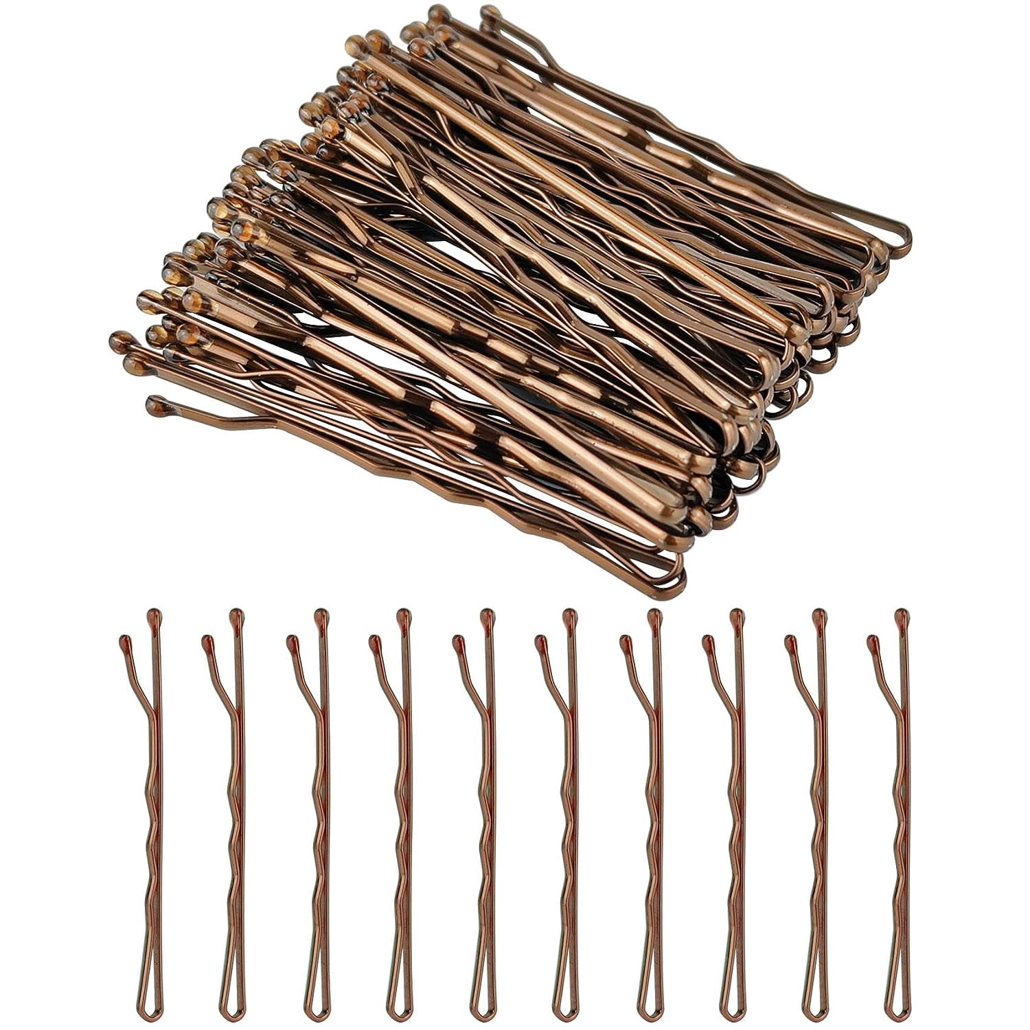 100 Pcs Bobby Pins, Hair Pins with Box, Hair Clips, Long Hair Grips for ...