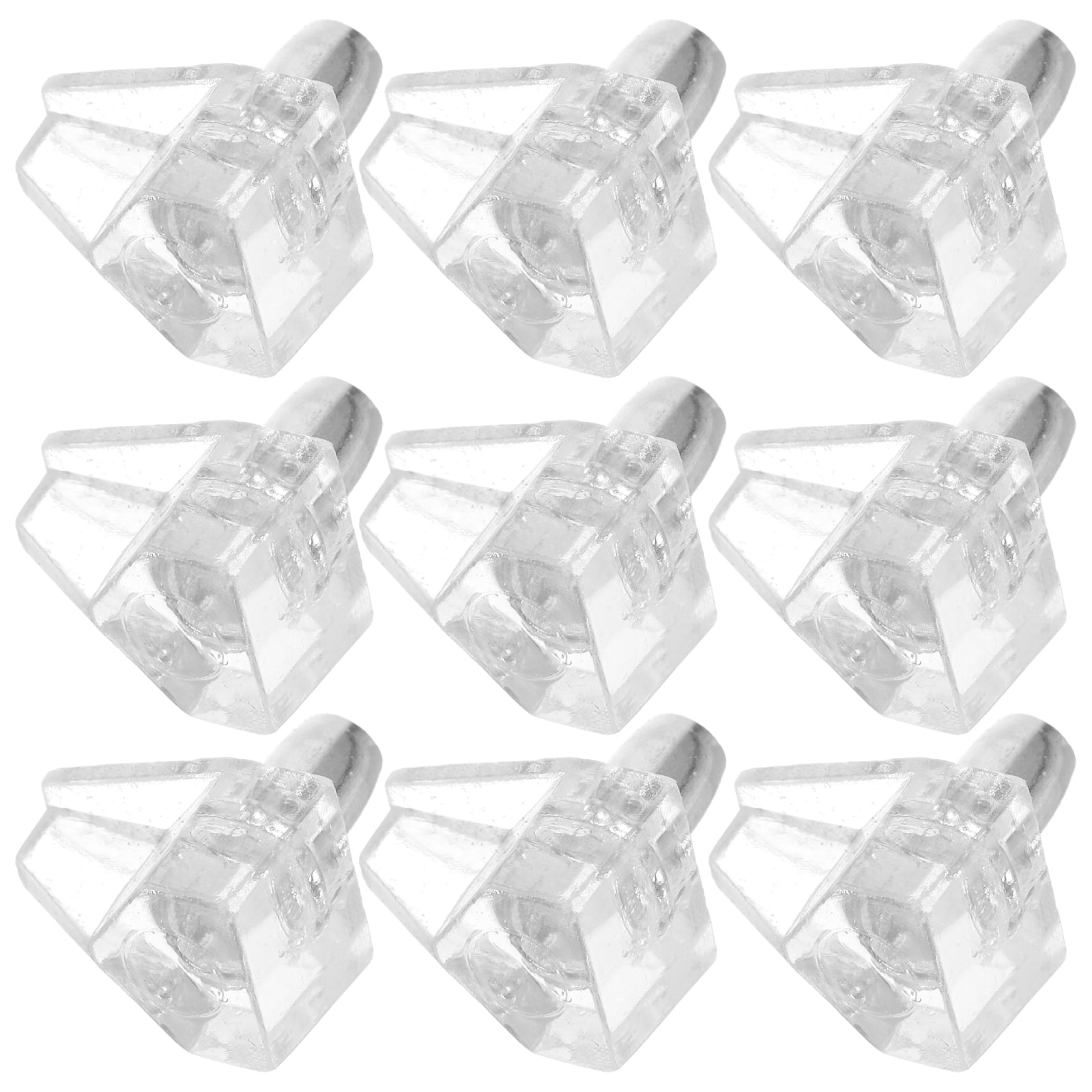 100 Pcs Book Shelf Wardrobe Partition Nail Bracket 1.55X1.50X1.00CM ...