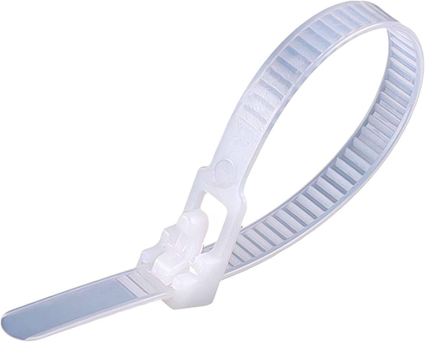 100 Pcs Buckle Self-locking Premium Nylon Cable Wire Ties, Reusable ...