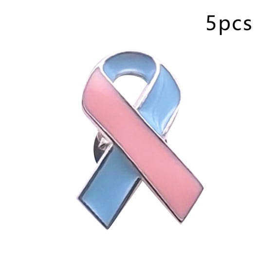 100 Pcs Bulk Pink Ribbon Cancer Awareness Pins, Lapel Pin for Support ...