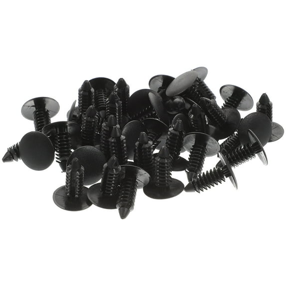 ifundom 100Pcs Black Nylon Push Pins Automotive Clips Bumper Door Trim ...