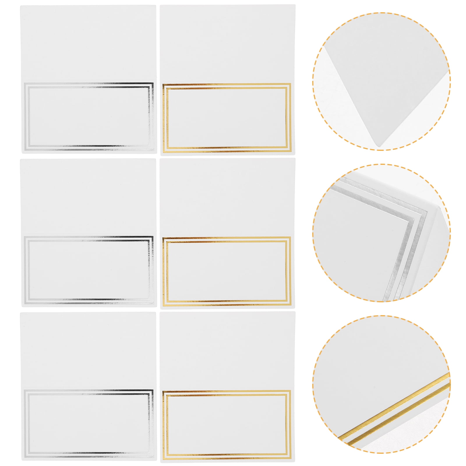 100 Pcs Business Cards Table Cards for Names Cards Place Cards for ...