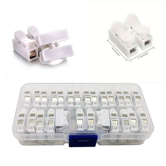 100 Pcs CH2 Terminal Block Cable Connection Simplified - Walmart.com