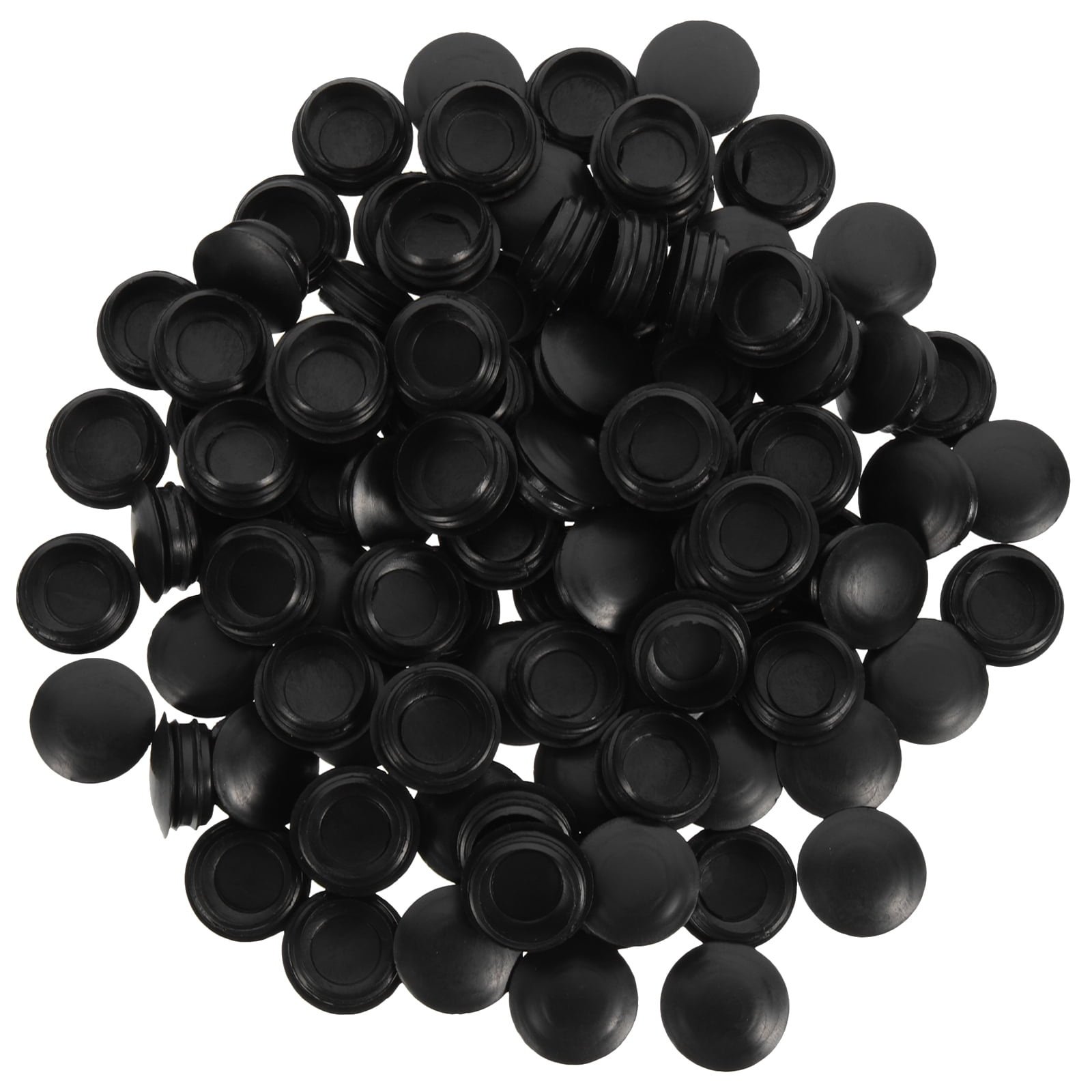 100 Pcs Cabinet Bumpers Furniture Hole Plug Cabinet Hole Plugs 2X0.8CM ...