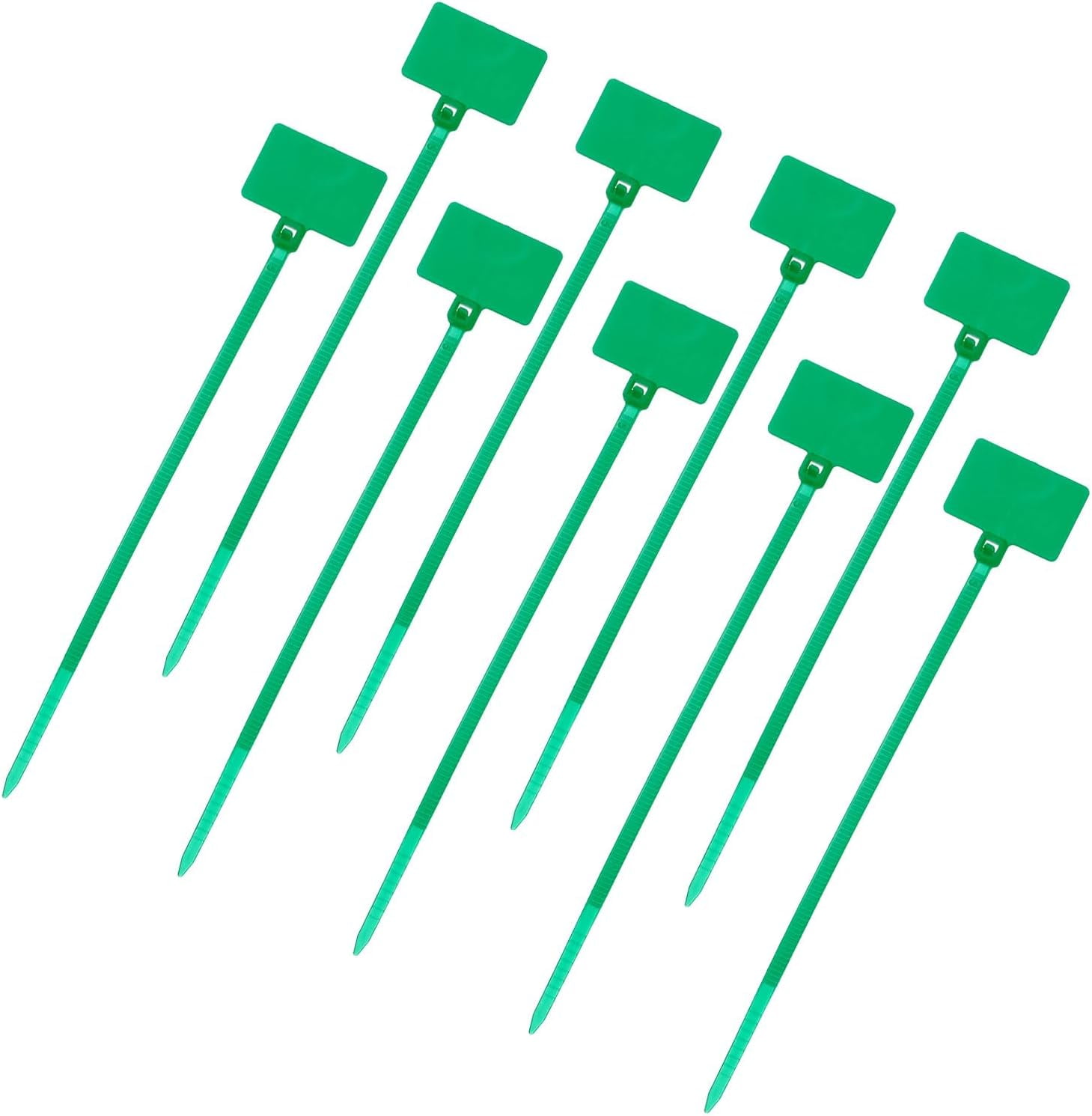 100 Pcs Cable Label Marker Tags, Nylon Cable Zip Tie Tags 8.7 Inch ...