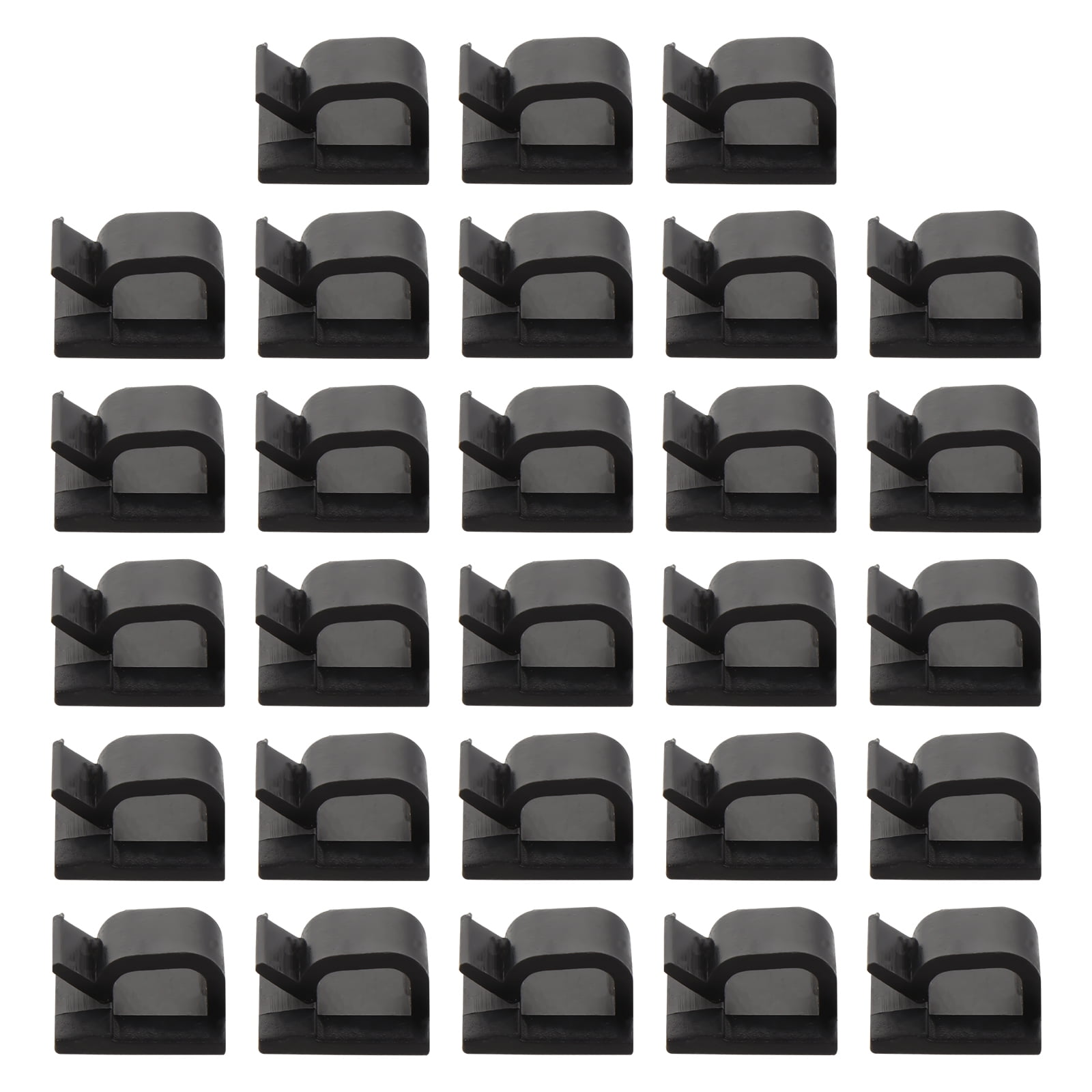 100 Pcs Cable Management Clip Wire Organizer Computer Cables Cable ...