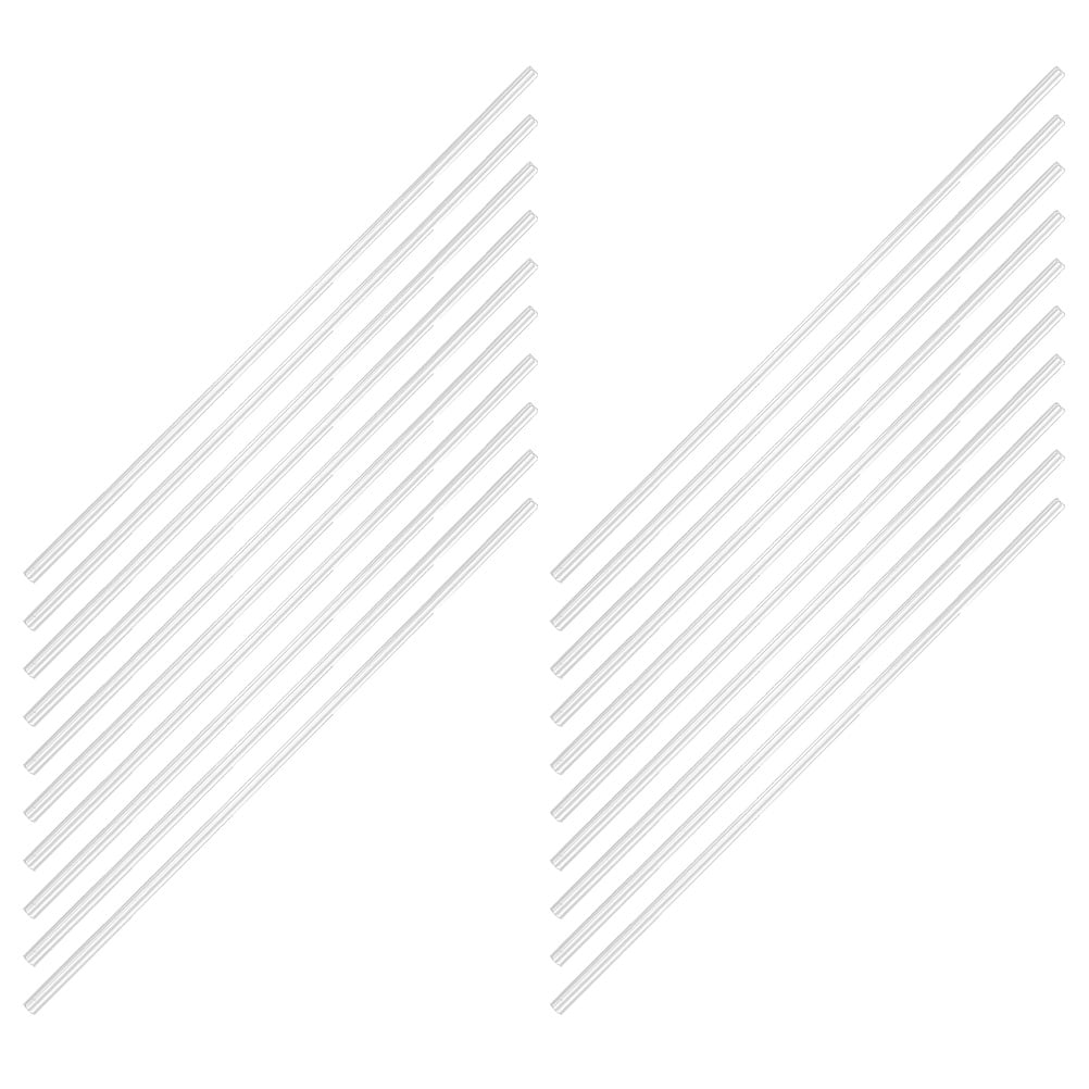 100 Pcs Candy Bar Mixing Bars Lollipop Acrylic Sticks Clear Cake ...