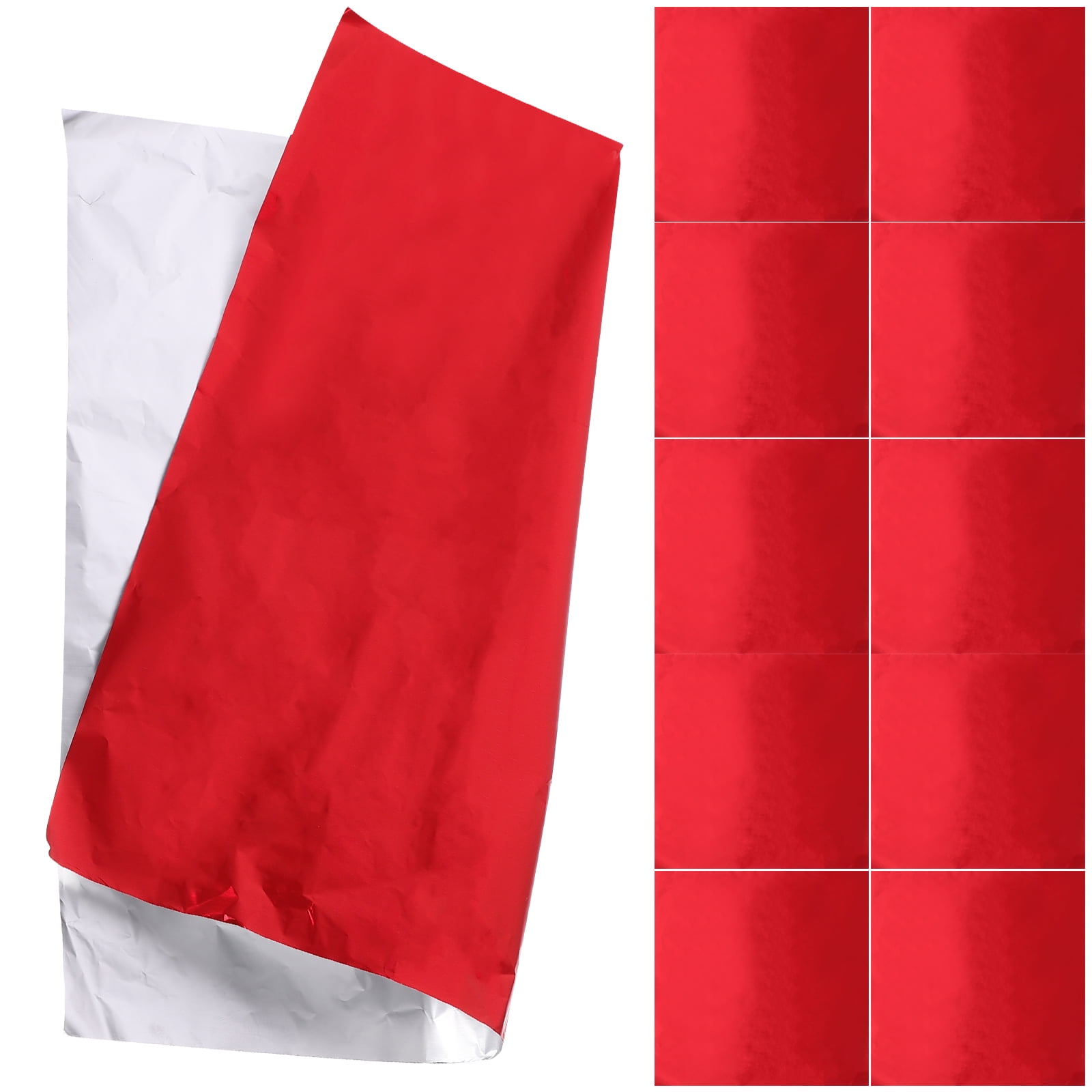 100 Pcs Candy Wrapper Liners Large Plain Square Tins Chocolates Baby ...