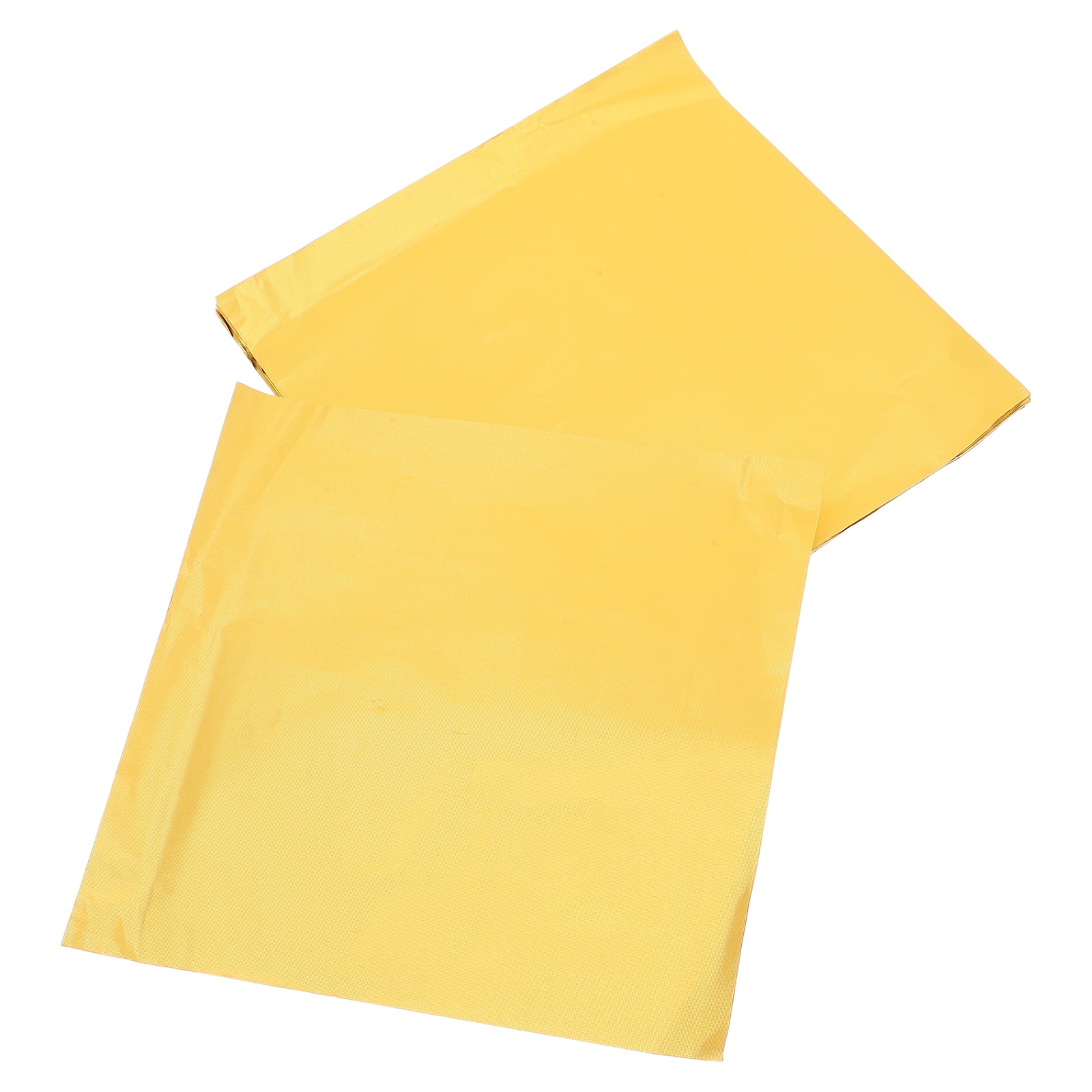 HAKIDZEL Chocolate Foil Wrappers Golden Food Protection 100Pcs 7.9x7 ...