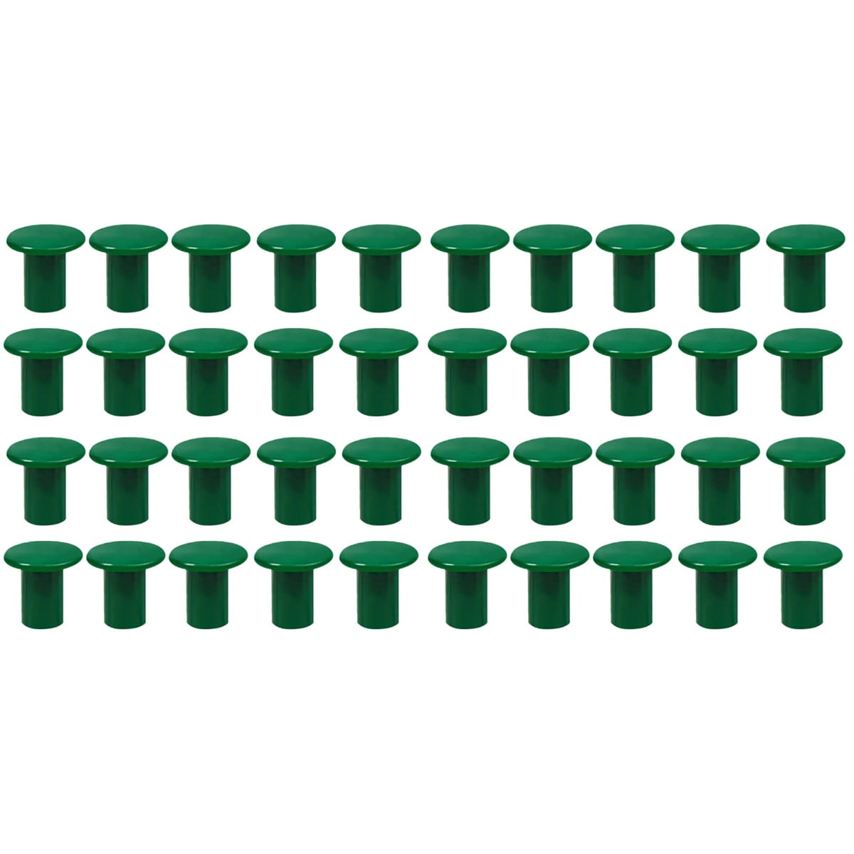 100 Pcs Cane Topper Garden Cane Caps Bamboo Plastic Cane Topper ...