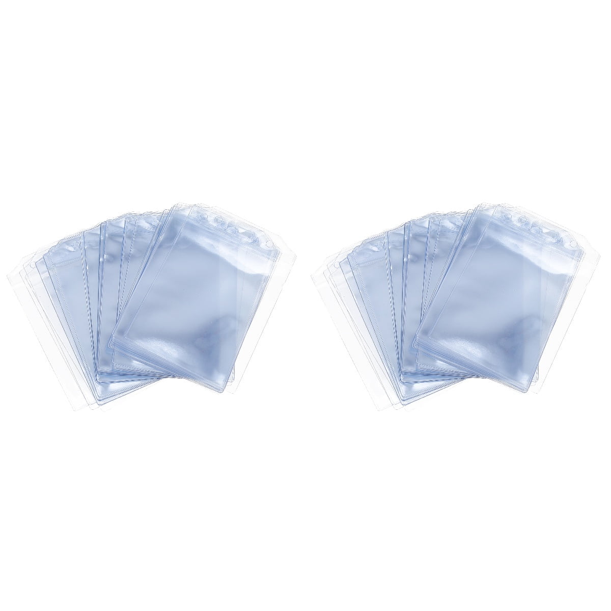 100 Pcs Card Cover Work Cards Protector Name Badges Deck Holder Id ...