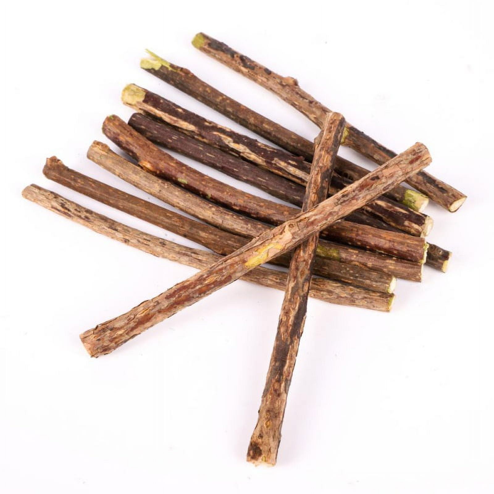 100 Pcs Cat Catnip Natural Wood Polygonum Chew Sticks Teeth Grinding ...