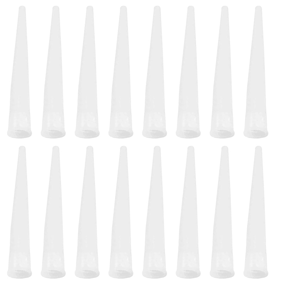 100 Pcs Caulking Nozzle Extender Extension Gluing Tool Replacement Tip ...