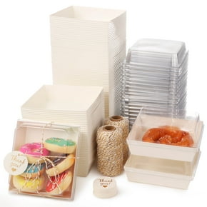 Clear Cake and Dessert Containers for Gift and Party Packaging