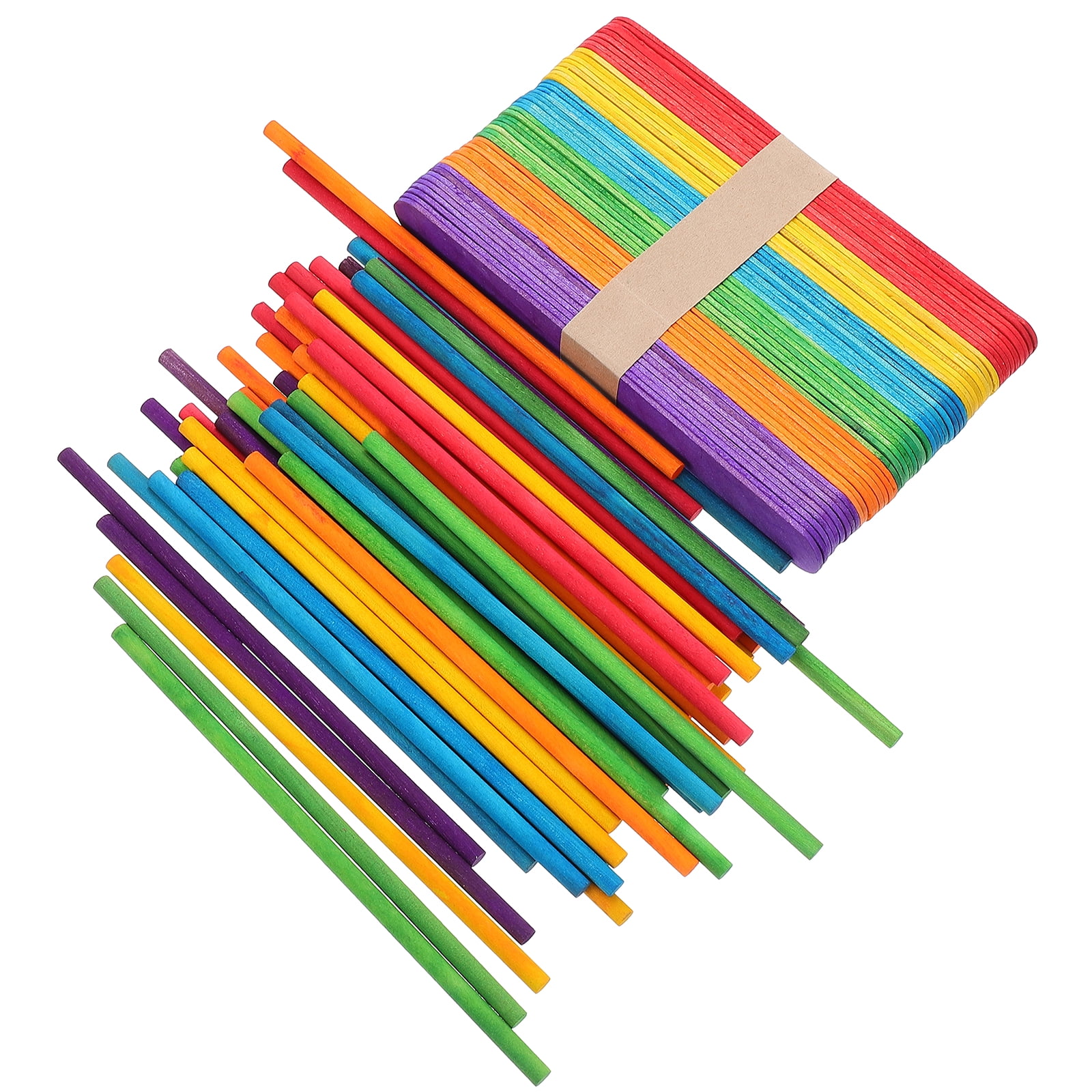 100 Pcs Childs Metal Watering Can Wood Building Sticks DIY Popsicle ...