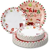 100 Pcs Christmas Party Decorations Hot Cocoa Bar Supplies Disposable ...