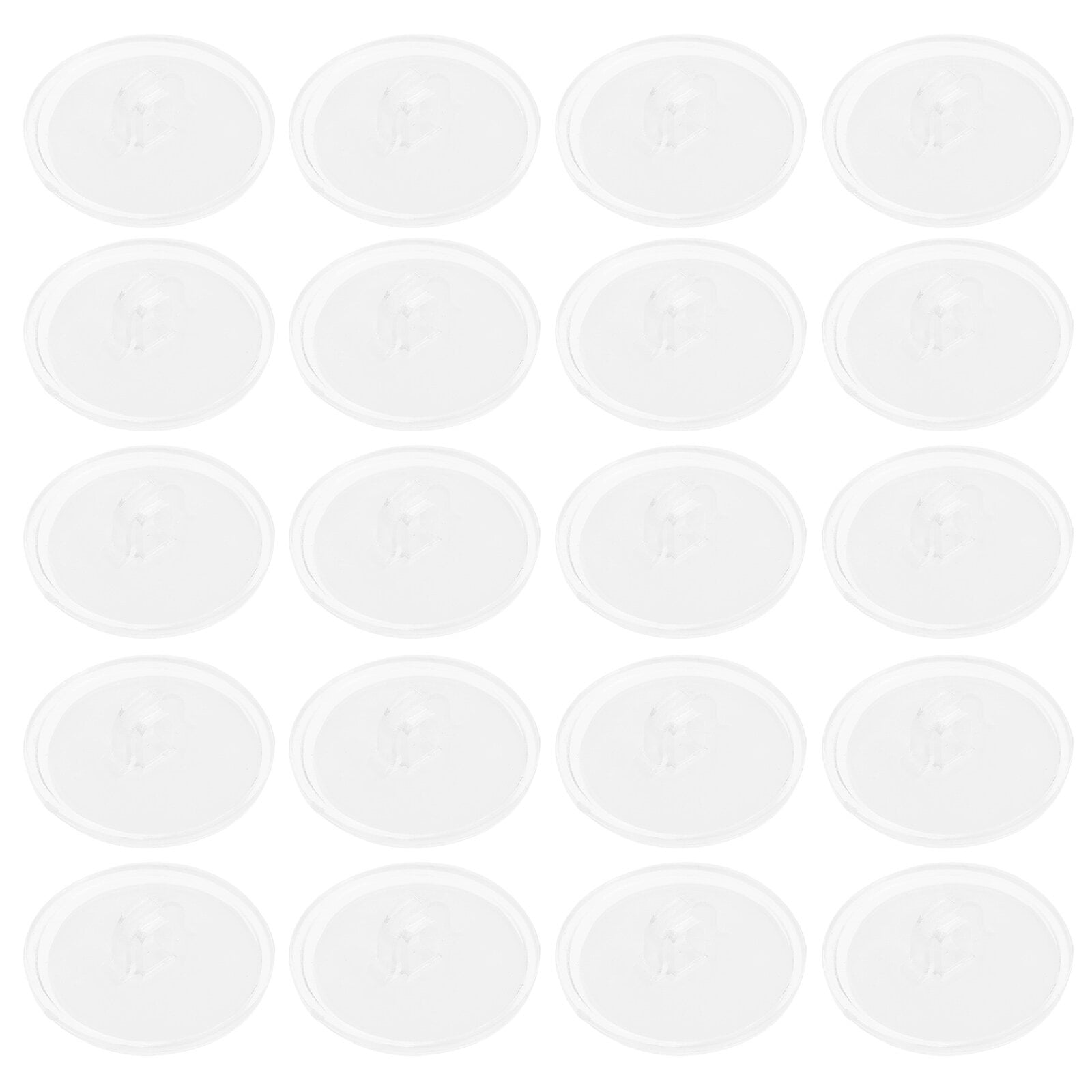 100 Pcs Clear Adhesive Hook for Ceiling Disc Trustworthy Hooks Modern ...