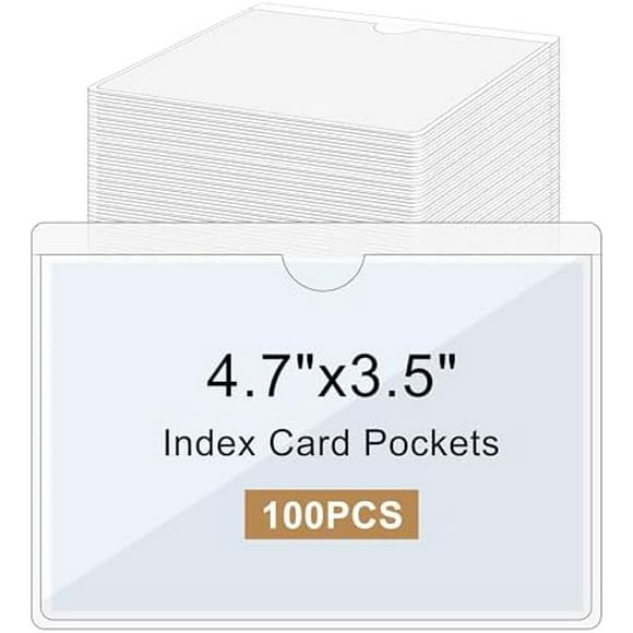 Self Adhesive Index Card Pockets