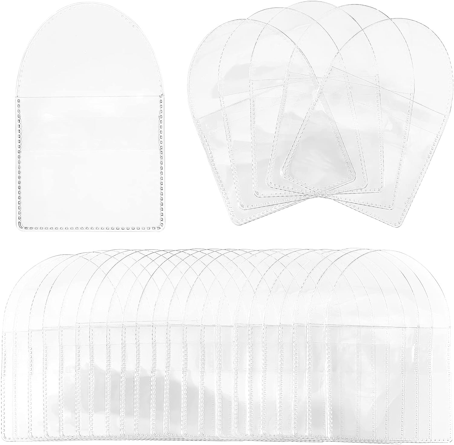 100 Pcs Clear Coin Display Holder Pocket Coin Flips Coin Collection ...