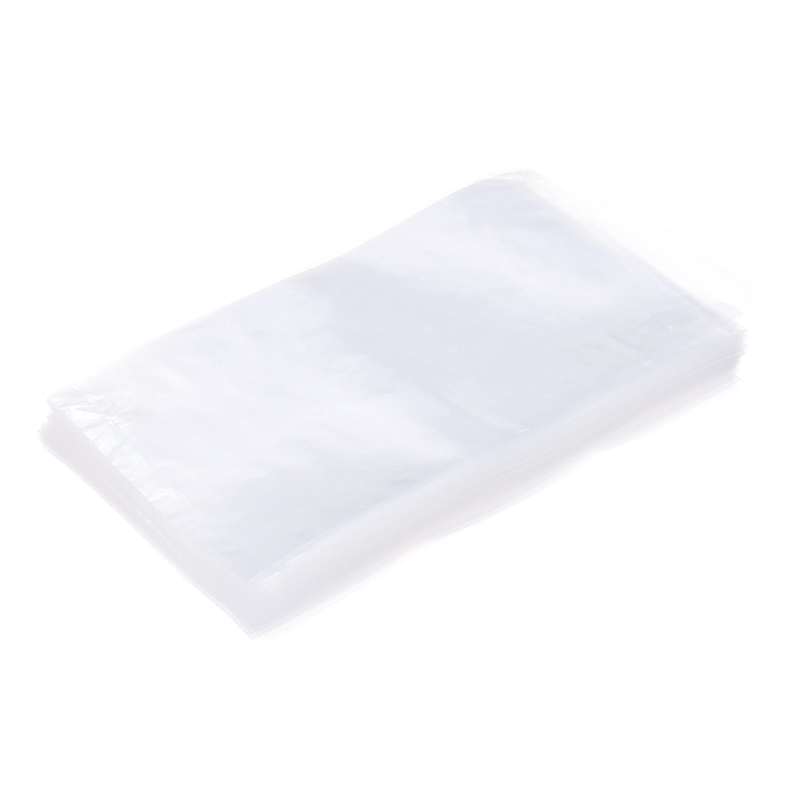 100 Pcs Clear Flat Open Plastic Poly Bags 3x6 Inch 1.6 Mil Packaging ...