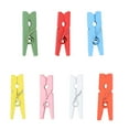 100 Pcs Clips for Clothes Wooden Clothespins Metal - Walmart.com